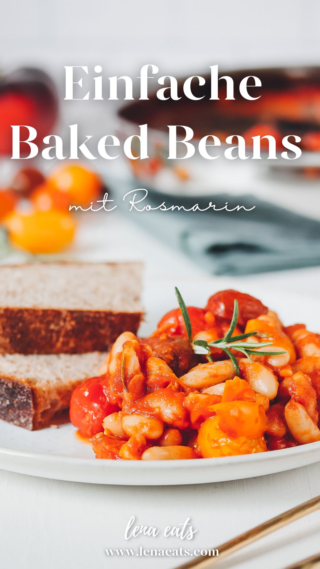 Einfache Baked Beans (Baked Beans Rezept) - Lena Eats | Veganer Foodblog