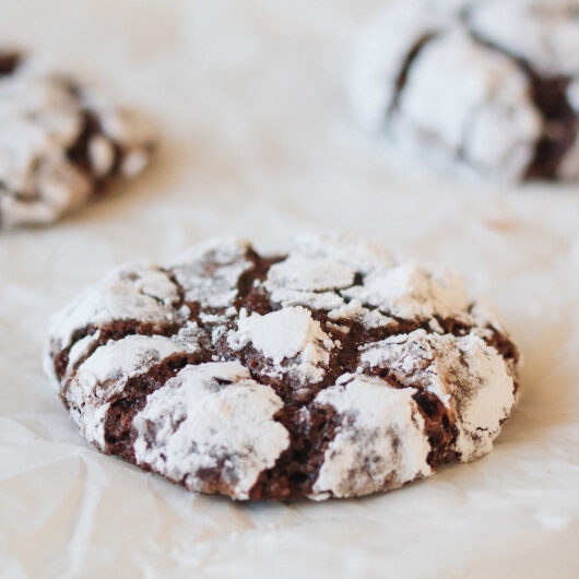 Crinkle Cookies – vegane Schoko Cookies mit Puderzucker - Lena Eats ...